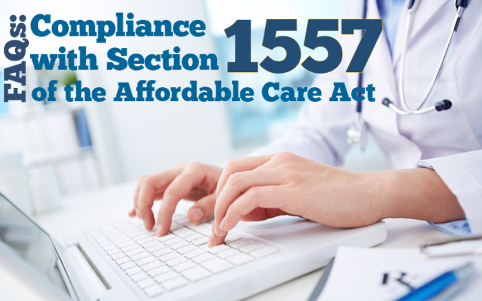 FAQs: Compliance with Section 1557 of the Affordable Care Act | First ...