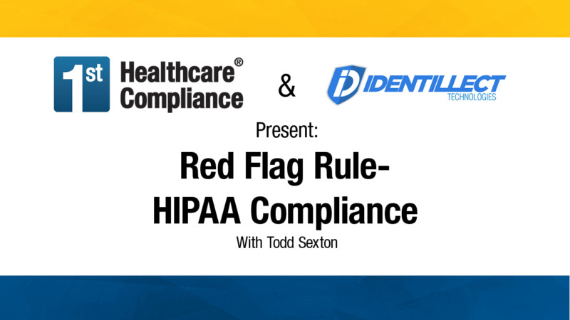 Red Flag Rule - HIPAA Compliance | First Healthcare Compliance