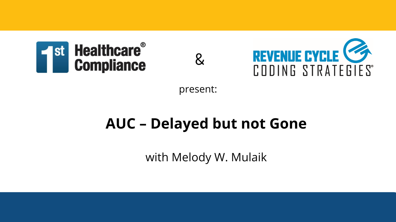 AUC – Delayed but not Gone: Audio Version of the Webinar | First ...