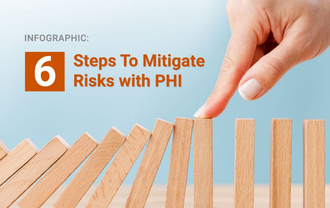 Infographic: 6 Steps To Mitigate Risks with PHI | First Healthcare Compliance