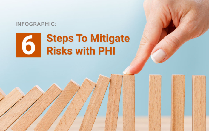 Infographic: 6 Steps To Mitigate Risks with PHI | First Healthcare ...